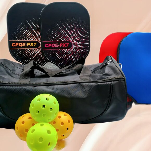 CPQE | Accessories | Double The Action 2995 Pickleball Bundle 4 Play ...